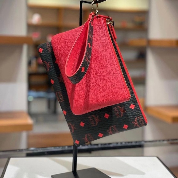 MCM | Bags | Mcm Multi Pouch In Winter Moss Pouch Set | Poshmark